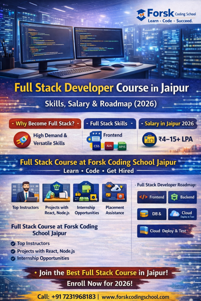 Full Stack Developer Course in Jaipur | Skills & Salary – Forsk