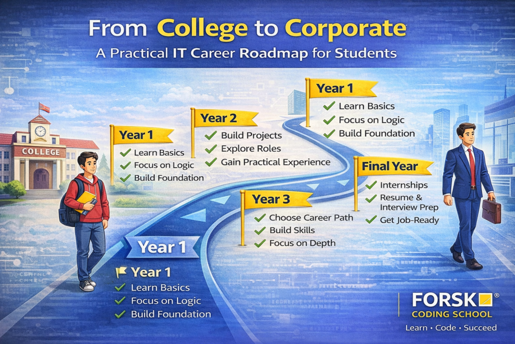 From College to Corporate: IT Career Roadmap for Students