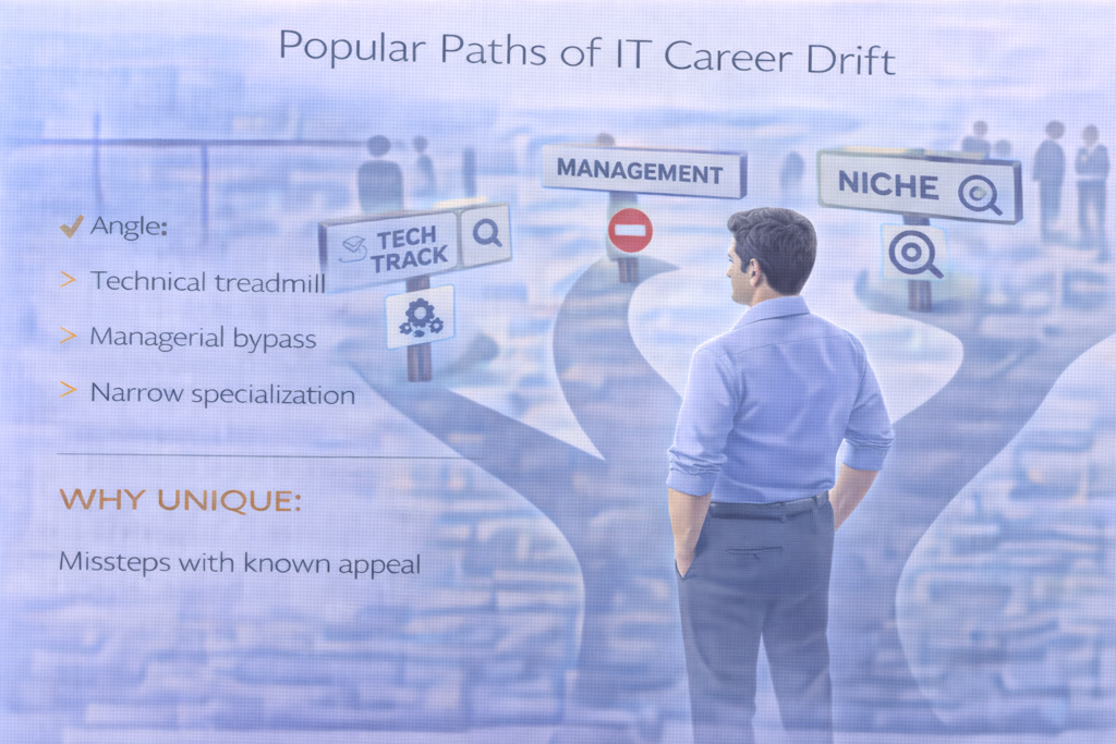 How IT Careers Drift When Professionals Follow Popular Paths